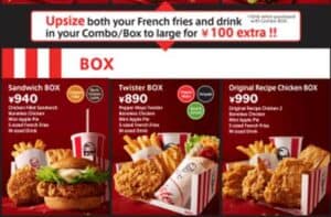 KFC In Japan Menu 2023 | Exclusive KFC Japan Menu In English - Japan Truly