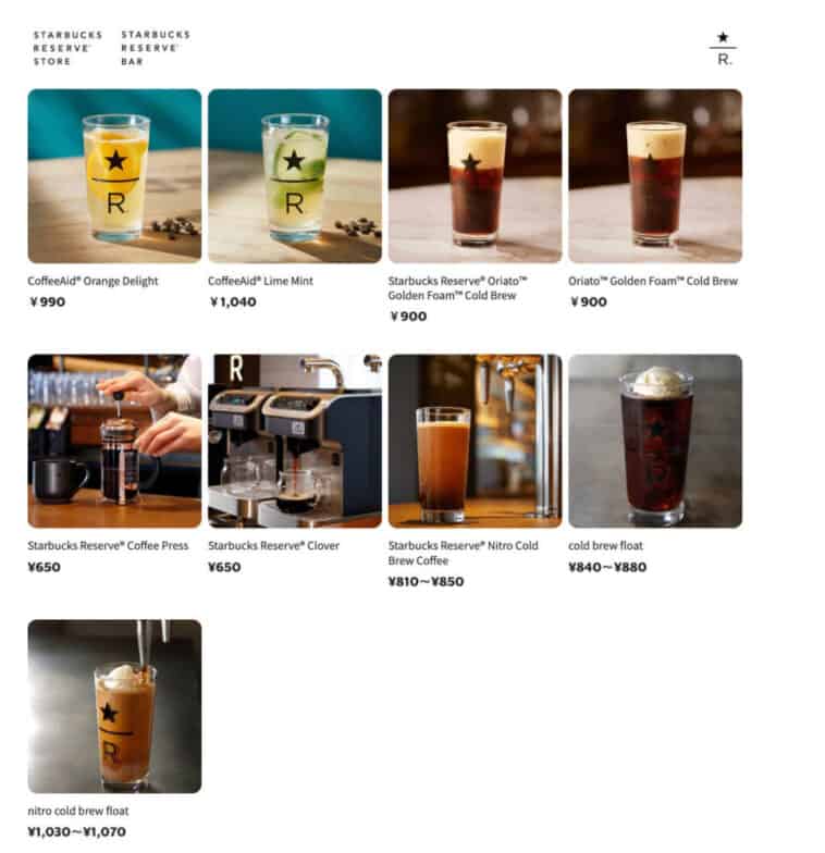 Starbucks In Japan Menu 2026 | Exclusive Starbucks Japan Menu With Exc ...